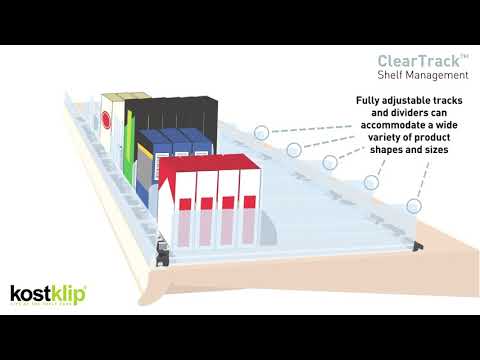 ClearTrack™, Shelf Management System, kostklip – kostklip®