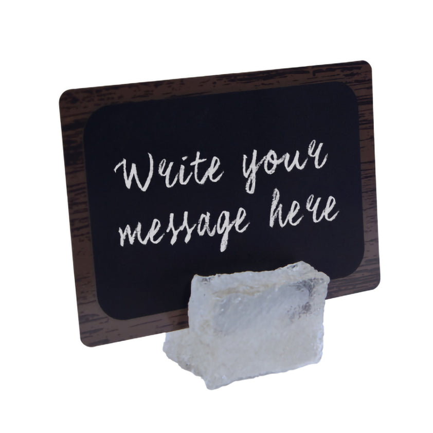 Ice Cube Sign Holder, Acrylic – kostklip®