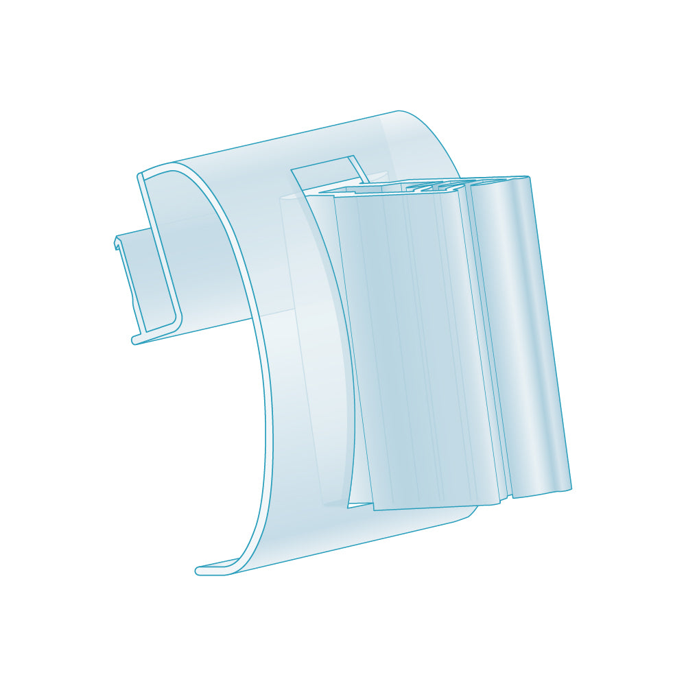 ClearGrip™ Right Angle, Hinged with PowerGrip® Sign Clips & Grips ...