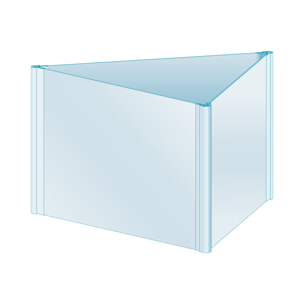 TriVision™ Three Sided Sign Holder, kostklip – kostklip®