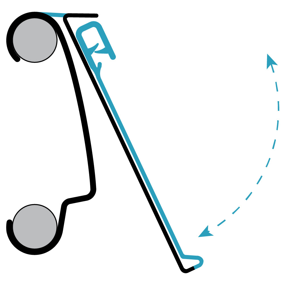 ClearGrip™ Metro® Style, Hinged Ticket Molding, kostklip – kostklip®